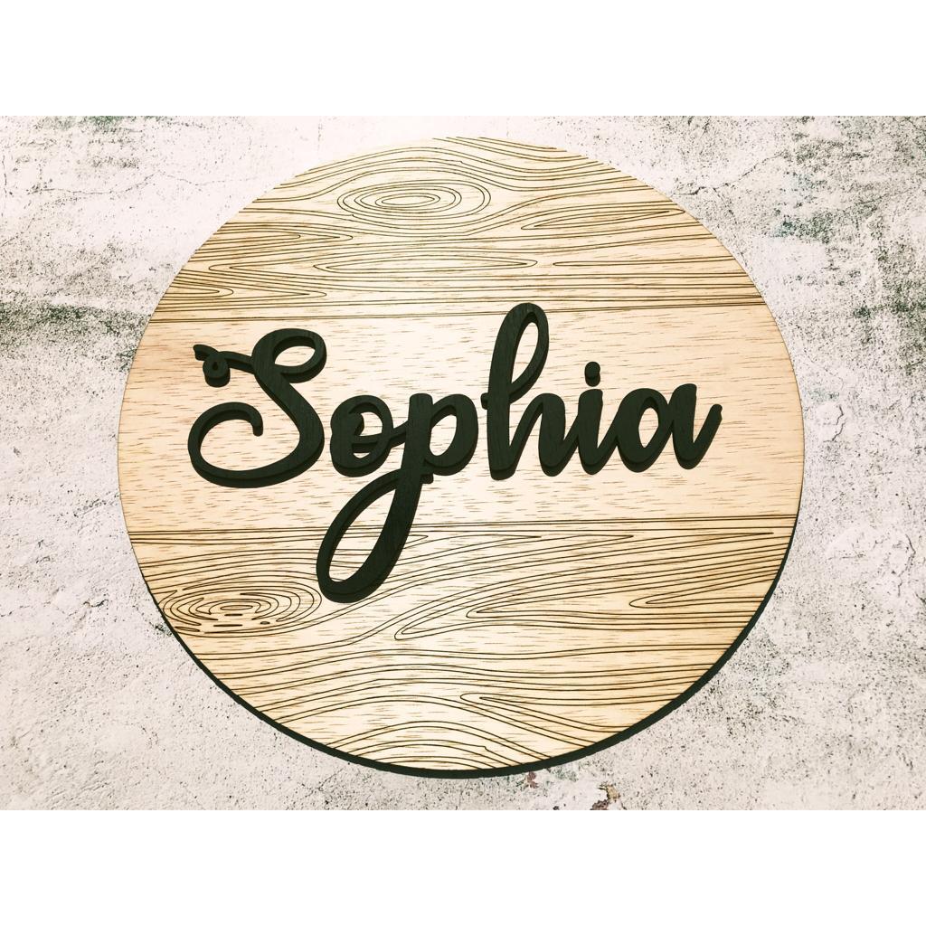 Buy Online Personalised Name Plaque | Custom Name Wall Art Decor